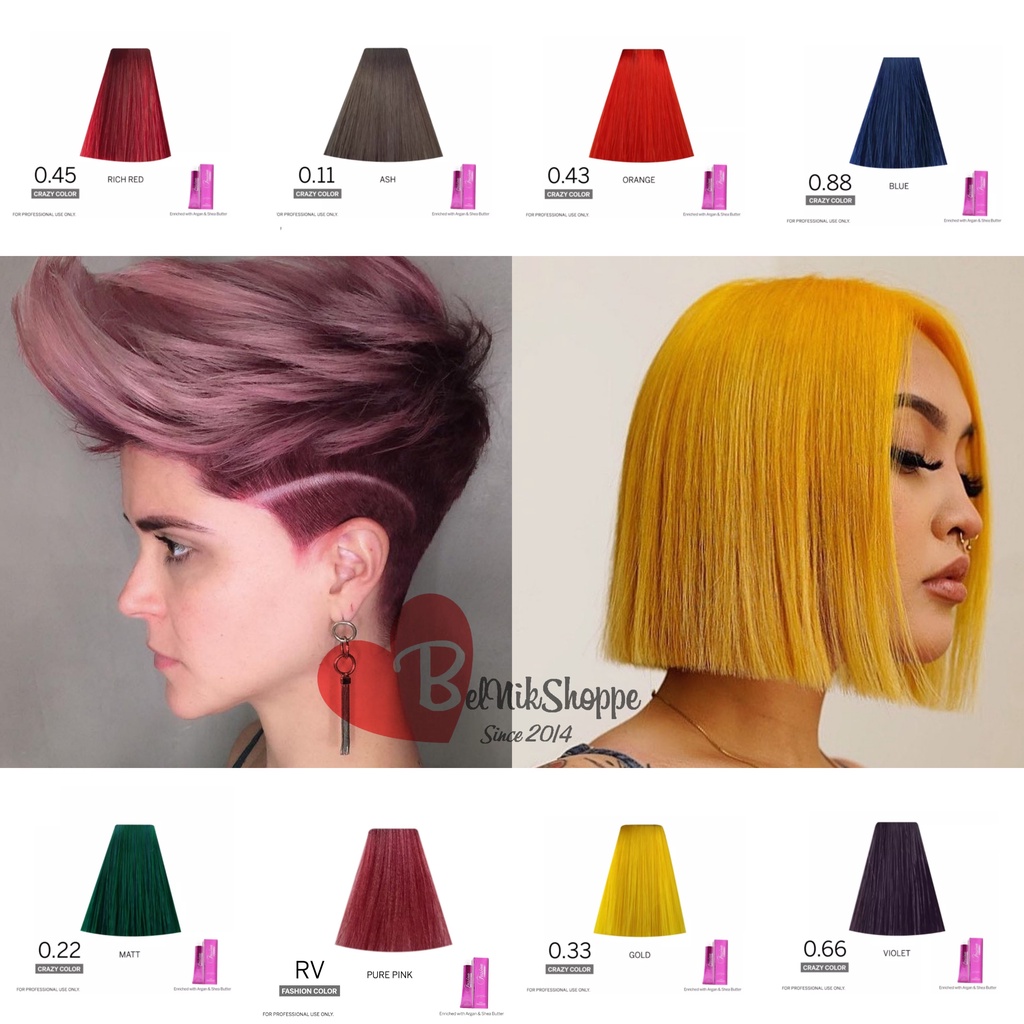 Fusion Hair Color Crazy Color 120ml | Shopee Philippines