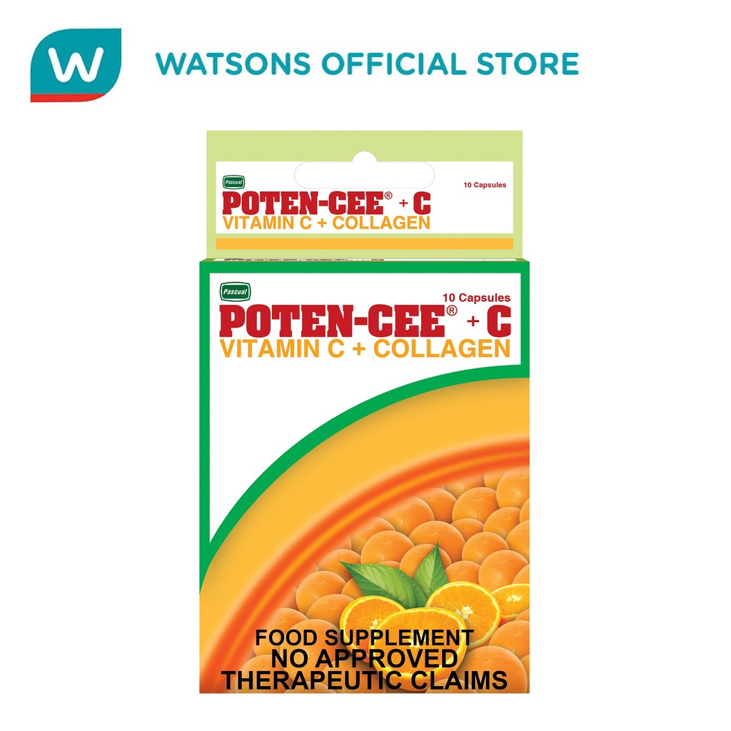 POTENCEE Plus C Collagen Capsule 10s | Shopee Philippines