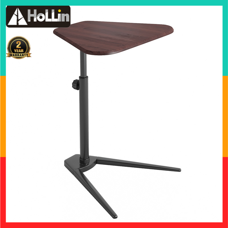 Hollin 18 Ergonomic Study Table movable coffee table Cart Walnut ...