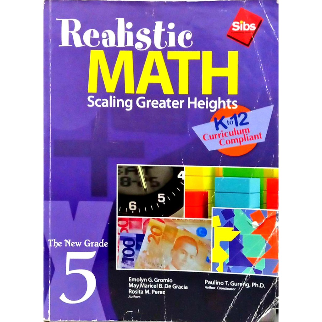 Realistic Math Grade 5, Preloved Textbook | Shopee Philippines