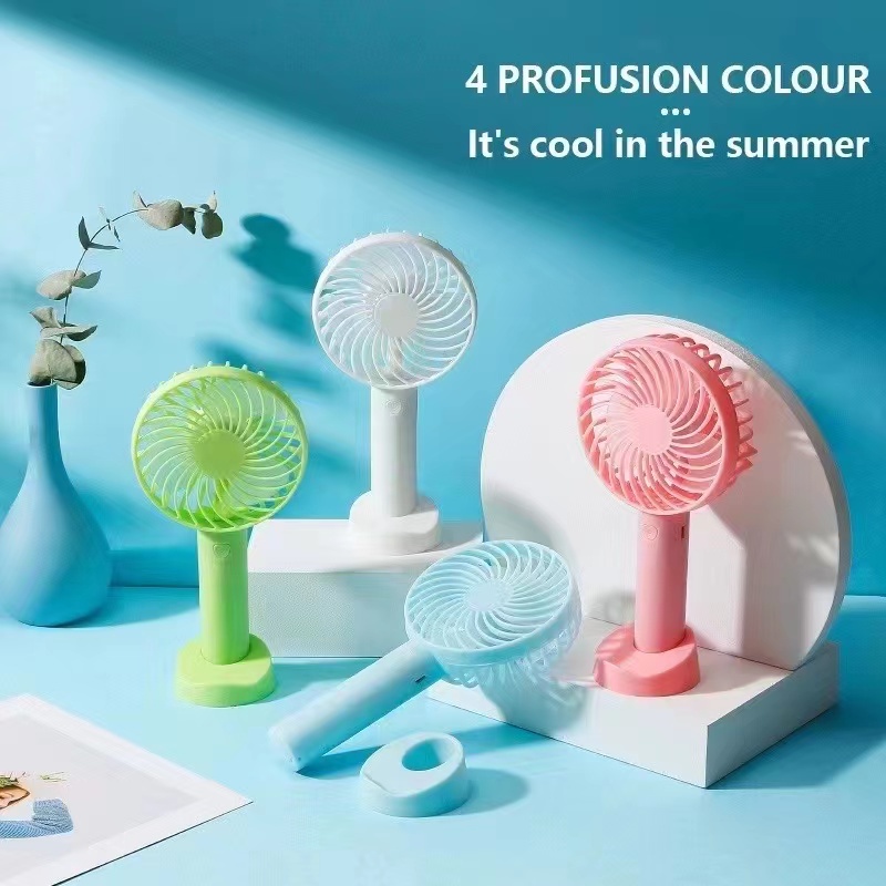 Chargeable USB Fresh Summer Desk Mini Fan Handheld Desktop Fan | Shopee ...