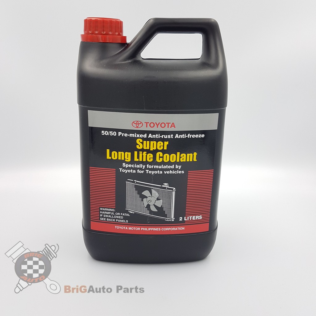 Toyota Original Super Long Life Coolant Pre-mixed 2 Liters (pink) | Shopee Philippines