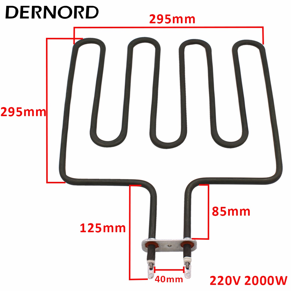 DERNORD 220v 1500w 2000w 2670w Electric Tubular Heating Element Sauna ...