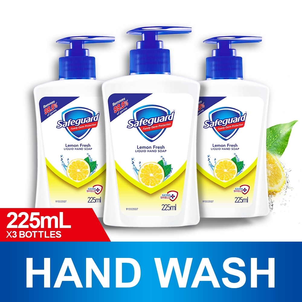 Safeguard Lemon Fresh Liquid Hand Soap 225ml Trio Shopee Philippines