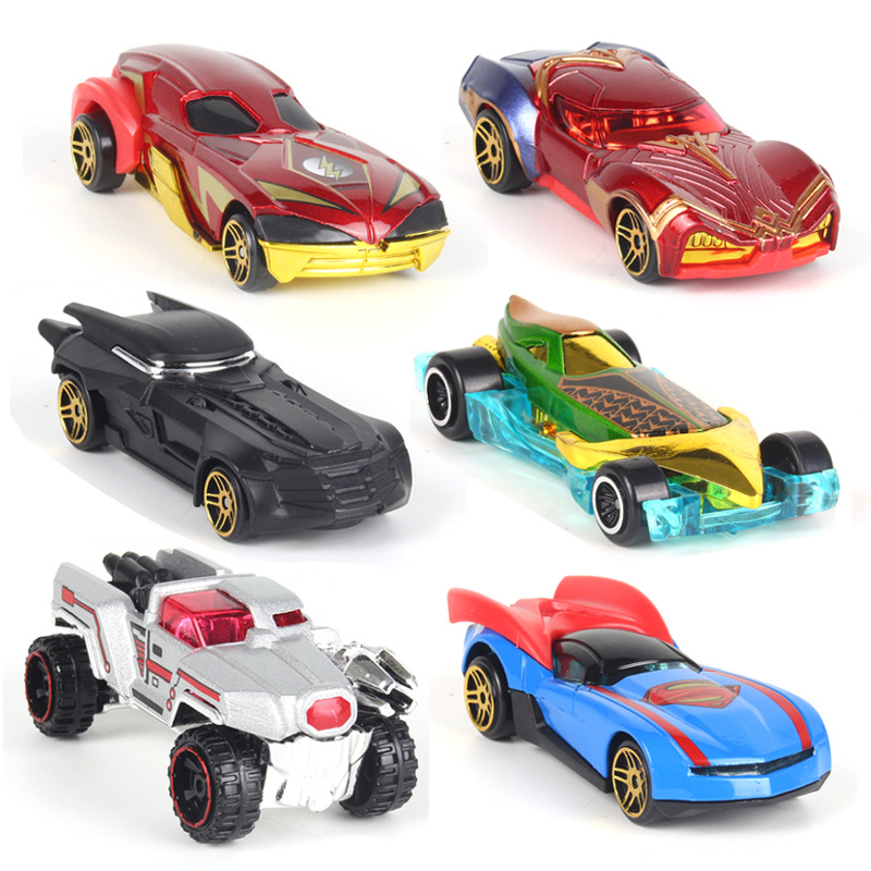 DC Comics Toy Car Model Superman Batman Wonder Woman Flash Cyborg ...