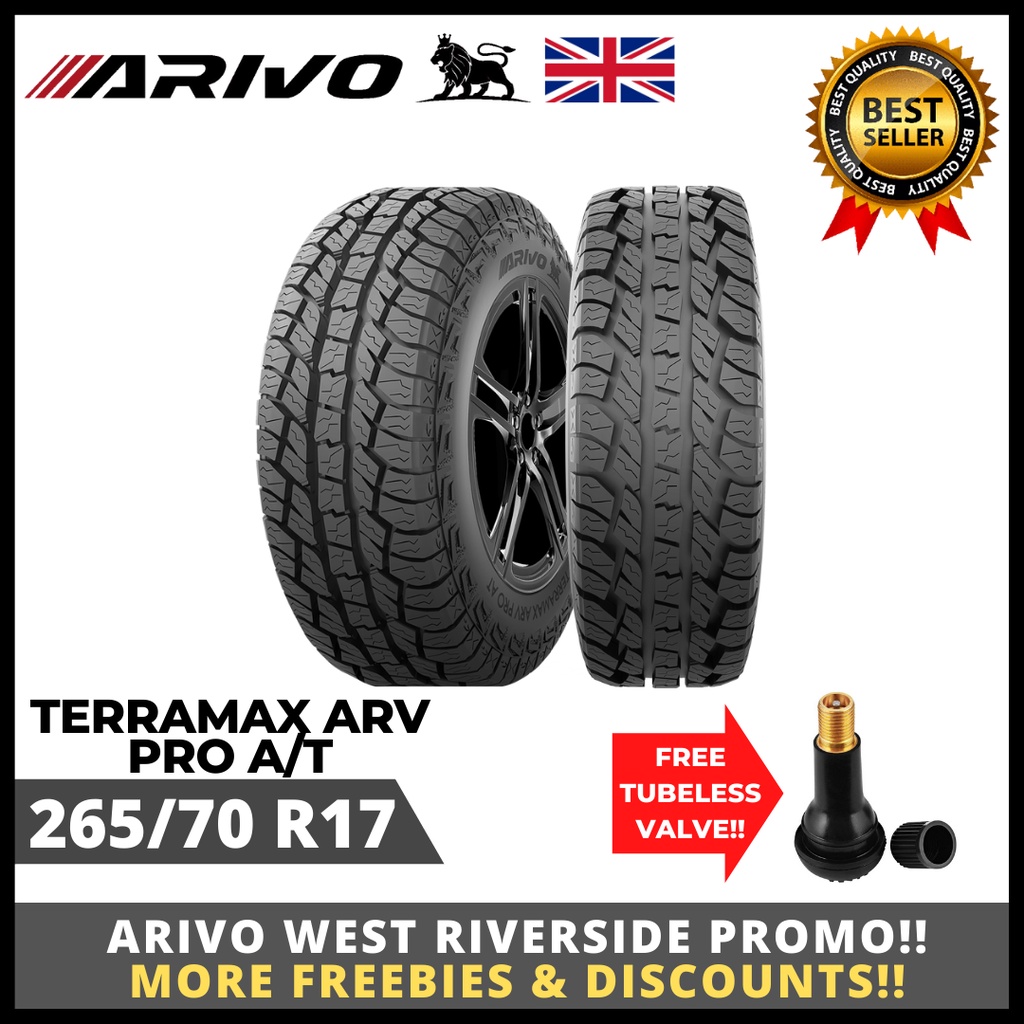 ARIVO 265/70 R17 115S - TERRAMAX ARV PRO A/T (FREE GIFT!!) | Shopee Philippines
