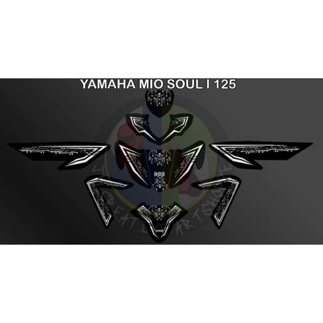 Yamaha Fiat Mio Soul I 125 Decals