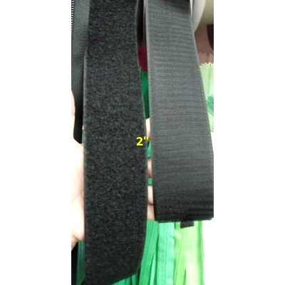 Ykk Hook and Loop 2 inches Black 25 meters | Shopee Philippines