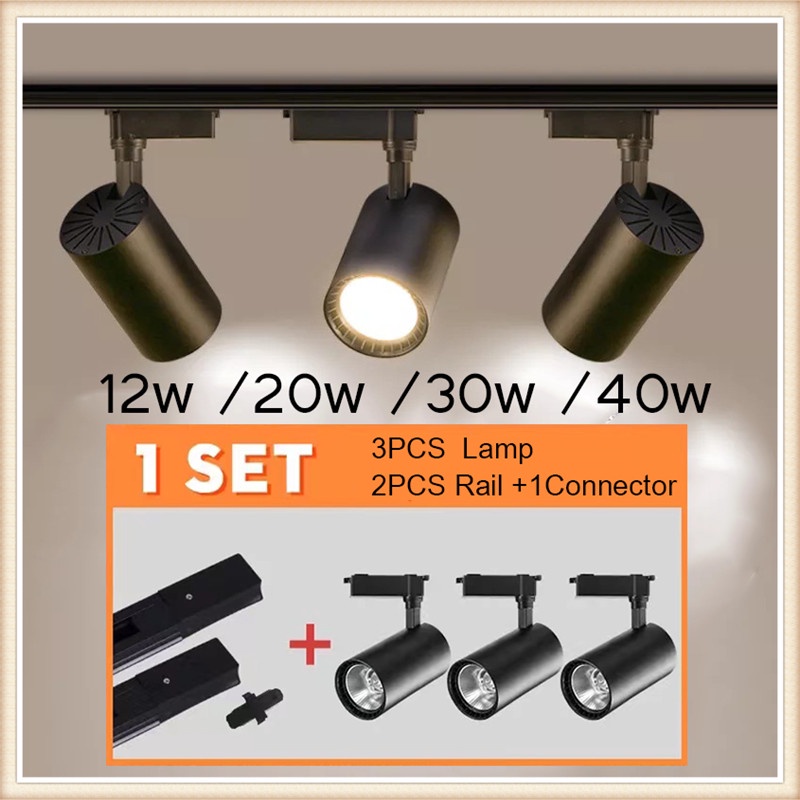 Spot Light Ceiling Light Led Track Light Set Complete Set Cob Spotlight ...