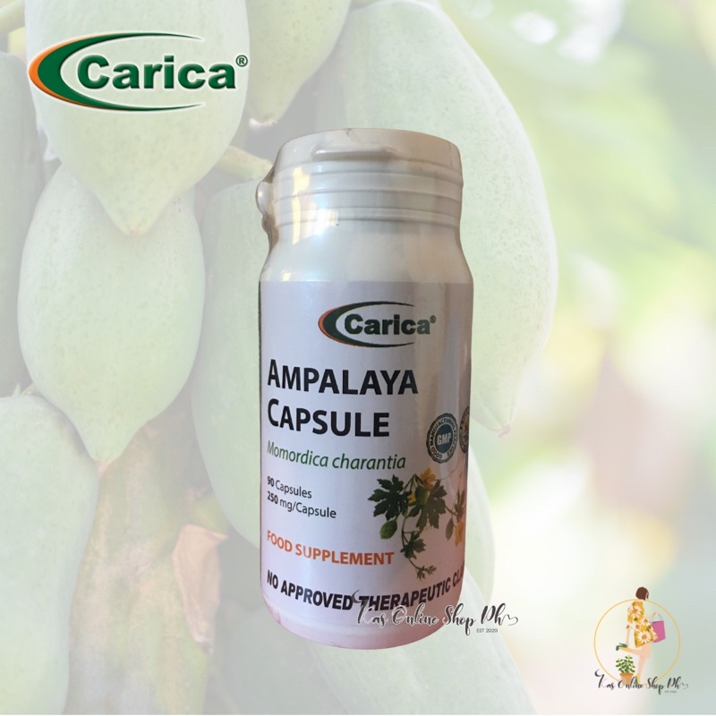 Carica Ampalaya Capsules (Bitter Melon - Momordica charantia) - 90 ...