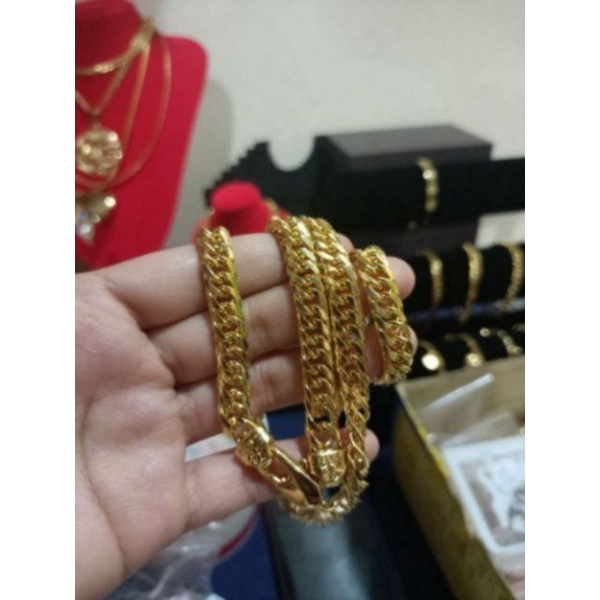 10k saudi gold chain only men-1,300 | Shopee Philippines