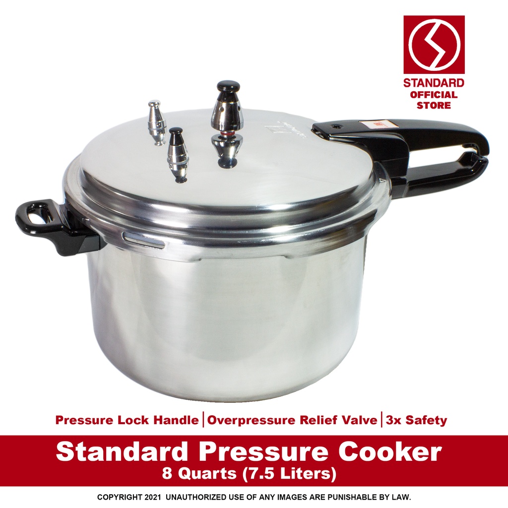 STANDARD Pressure Cooker 8 Quarts (7.5 Liters) SPC 8QC | Shopee Philippines