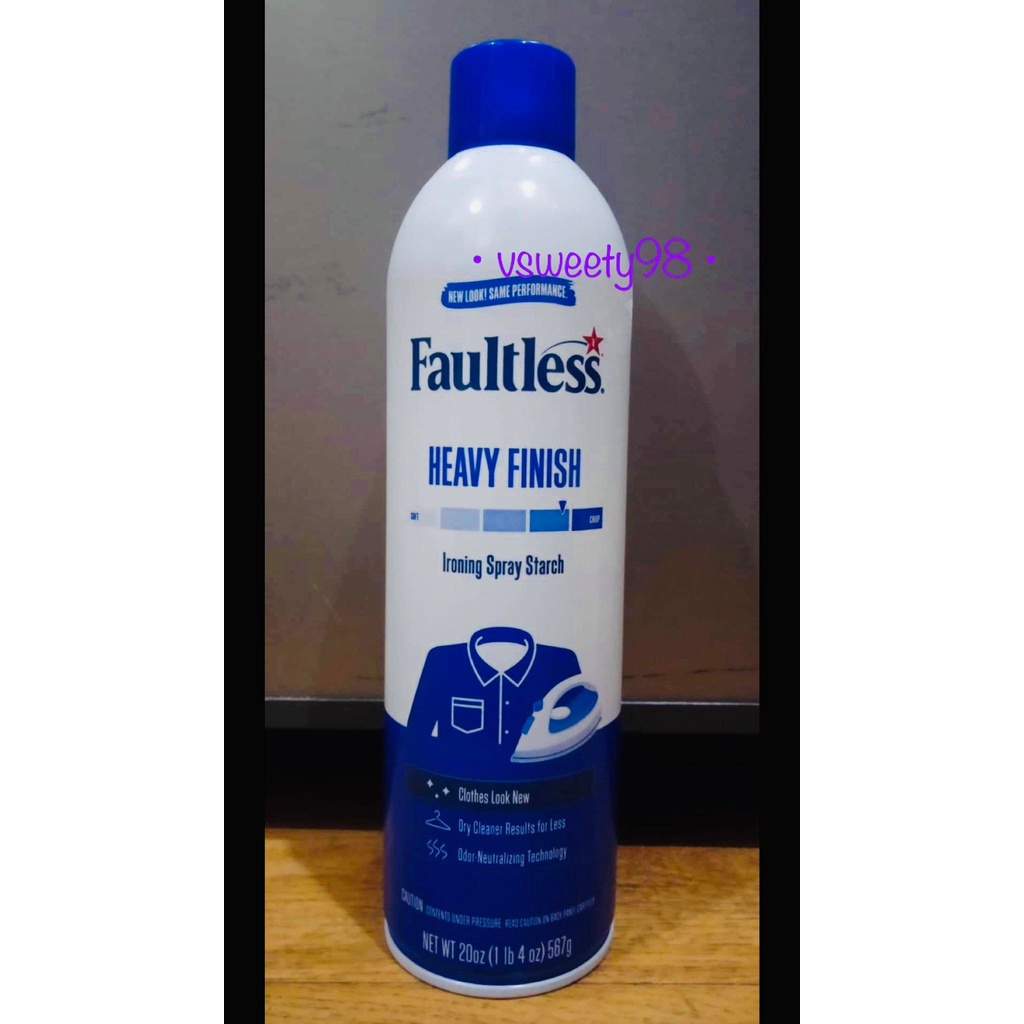 Faultless Heavy Finish Ironing Spray (567g) | Shopee Philippines