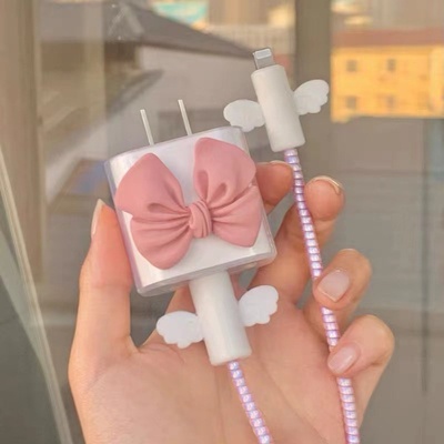 【1set】for iPhone 18W/20W Charger Soft Transparent Silicone Protector ...