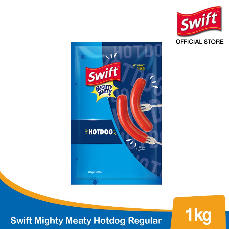 Swift Mighty Meaty Hotdog Regular 1Kg | Shopee Philippines
