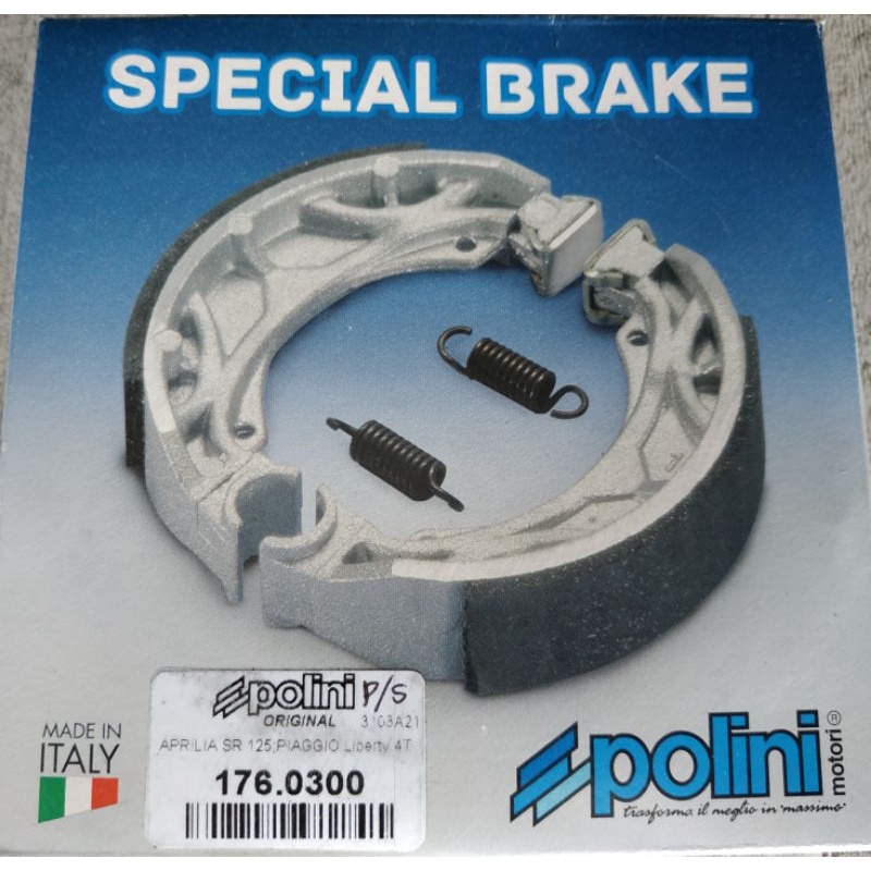 VESPA SPRINT AND PRIMAVERA POLINI REAR BRAKE SHOE | Shopee Philippines