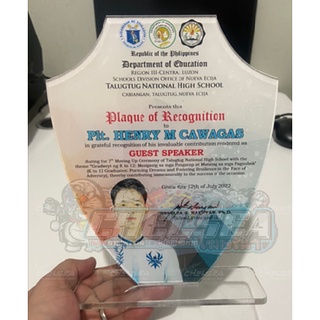 Plaque Blank Acrylic Clear / Transparent, Trophy, Awards | Shopee ...