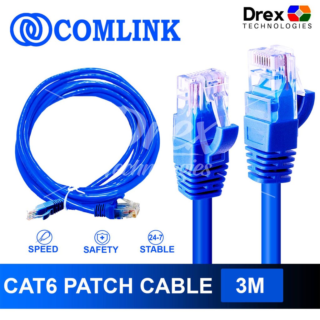 3M Comlink Cat6 Ethernet Lan Cable | Shopee Philippines
