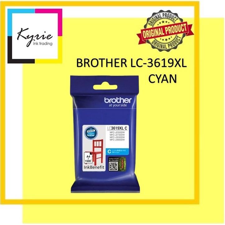 Brother LC-3619XL Cyan Original Ink Cartridge LC3619XL | Shopee Philippines