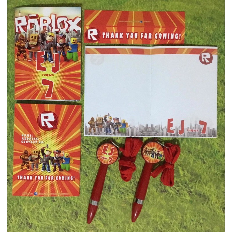Personalized Roblox Notebook + Ballpen Set | Shopee Philippines