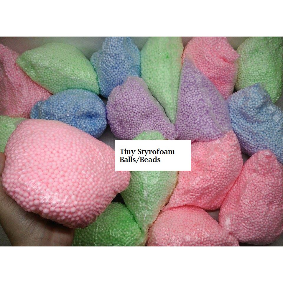 1pack Colored Tiny Styrofoam Balls | Shopee Philippines