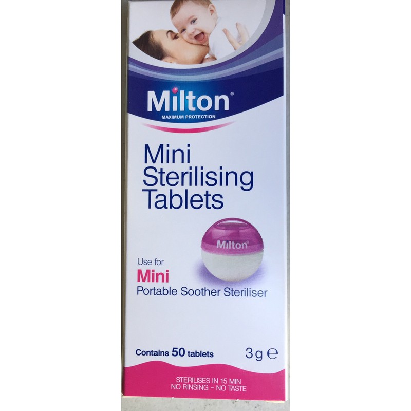 Milton Mini sterilizing tablets 50pcs | Shopee Philippines