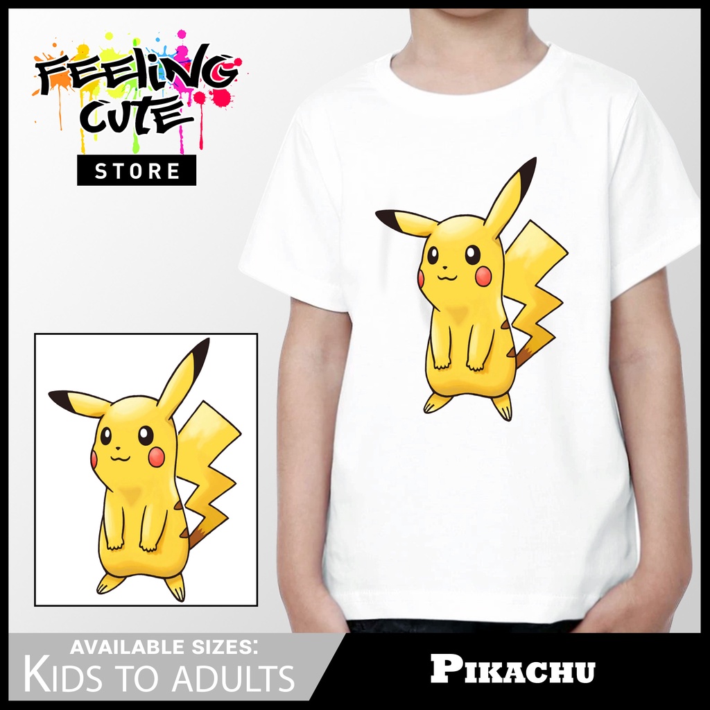 Pikachu Shirt / Pikachu T-shirt for Kids to Adults Unisex | Shopee ...