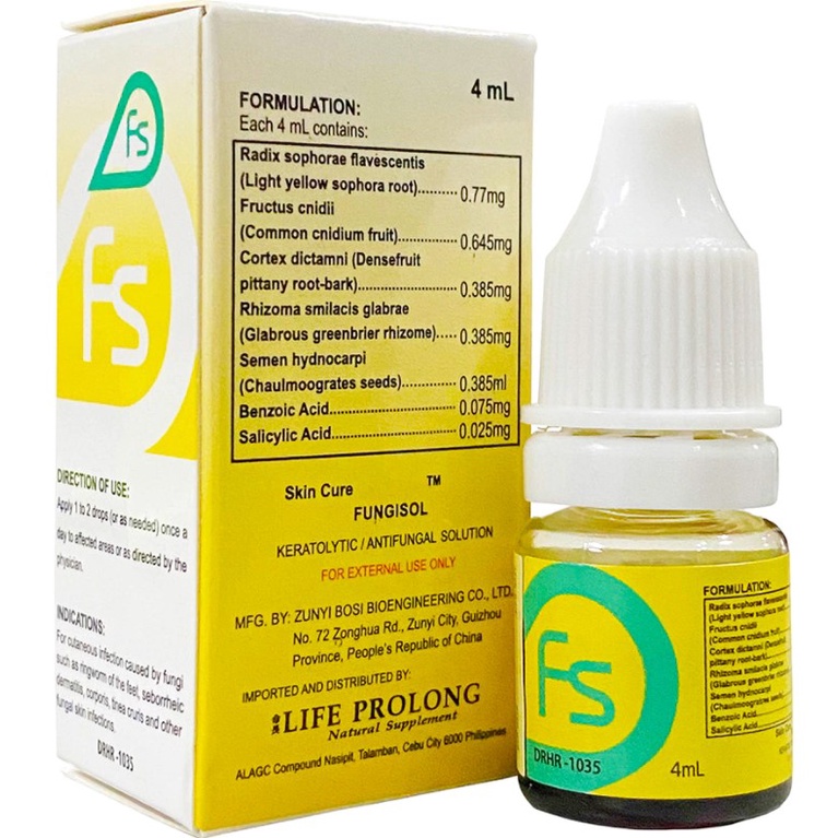 FUNGISOL Fungisol Keratolytic / Antifungal Solution 4ML | Shopee ...
