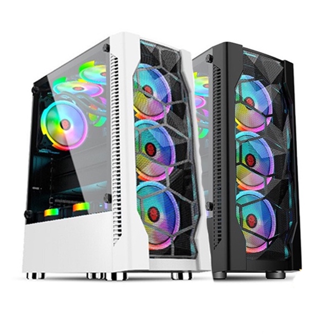 INPLAY METEOR 03 ATX MATX CASE TEMPERED GLASS DESKTOP CASE GAMING CASE ...