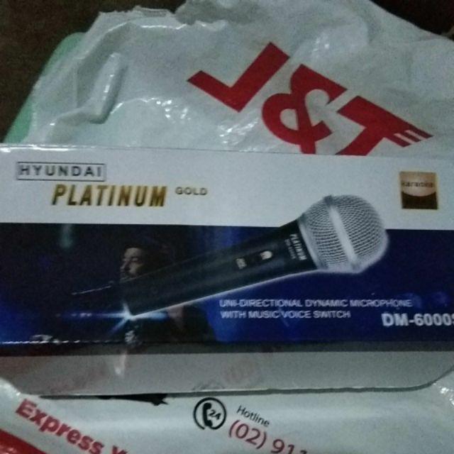Hyundai platinum microphone DM-6000 | Shopee Philippines