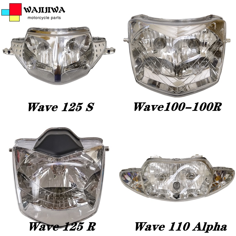 Wave 100 100R Wave 125S Wave 125R Wave125i Headlight Assy Wave Alpha ...
