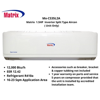 matrix aircon - Best Prices and Online Promos - Mar 2023 | Shopee ...