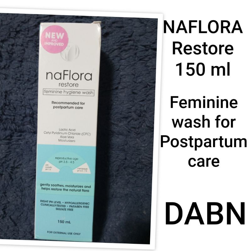 Naflora restore feminine wash 150 ml | Shopee Philippines