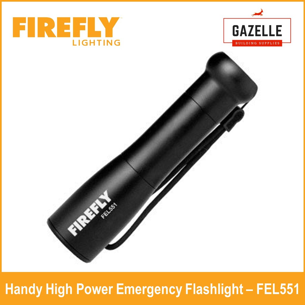 Firefly Handy High Power Emergency Flashlight - FEL551 | Shopee Philippines