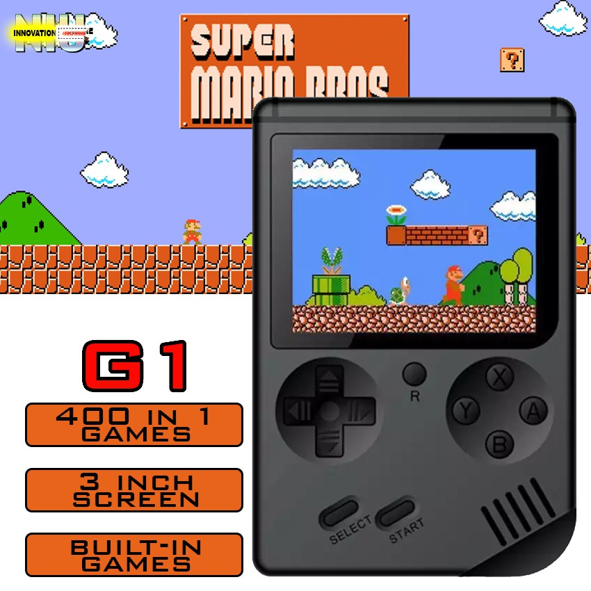 G1 Game Box Retro Mini Gameboy Retro Style 400in1 Gameboy Advance Game ...
