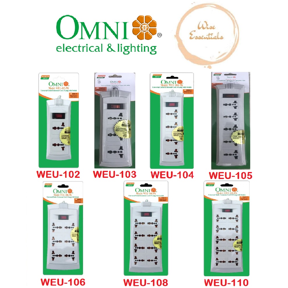 OMNI Universal Extension with Switch | Shopee Philippines