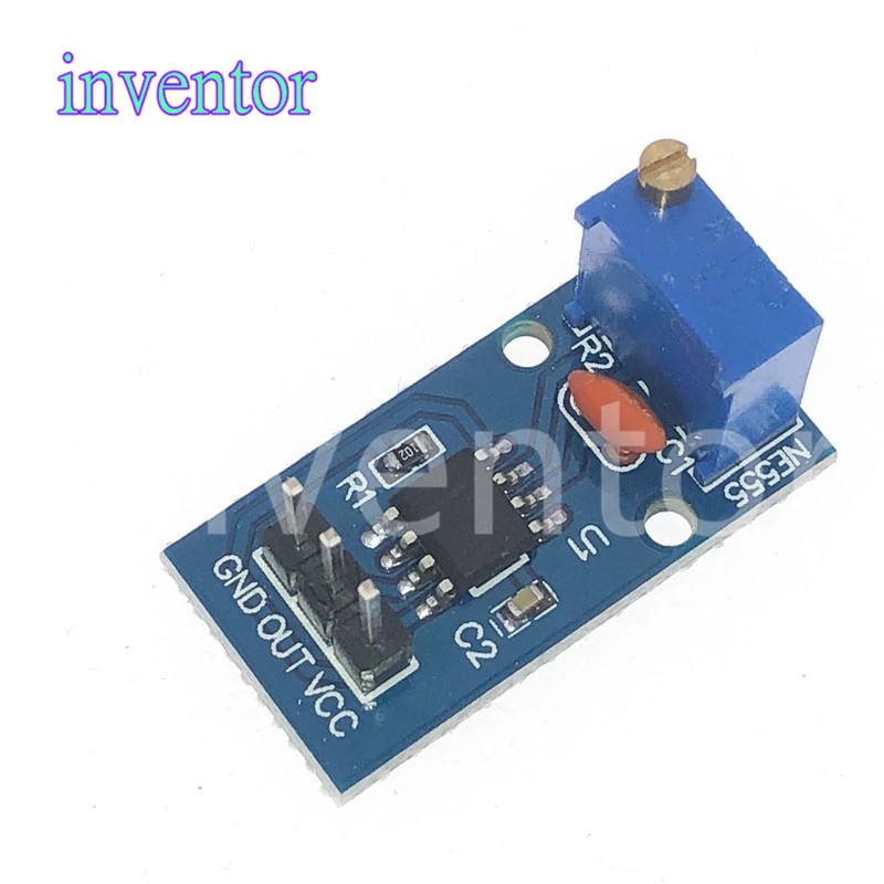 DC 5V 12V NE555 Adjustable Resistance Frequency Pulse Generator Module ...