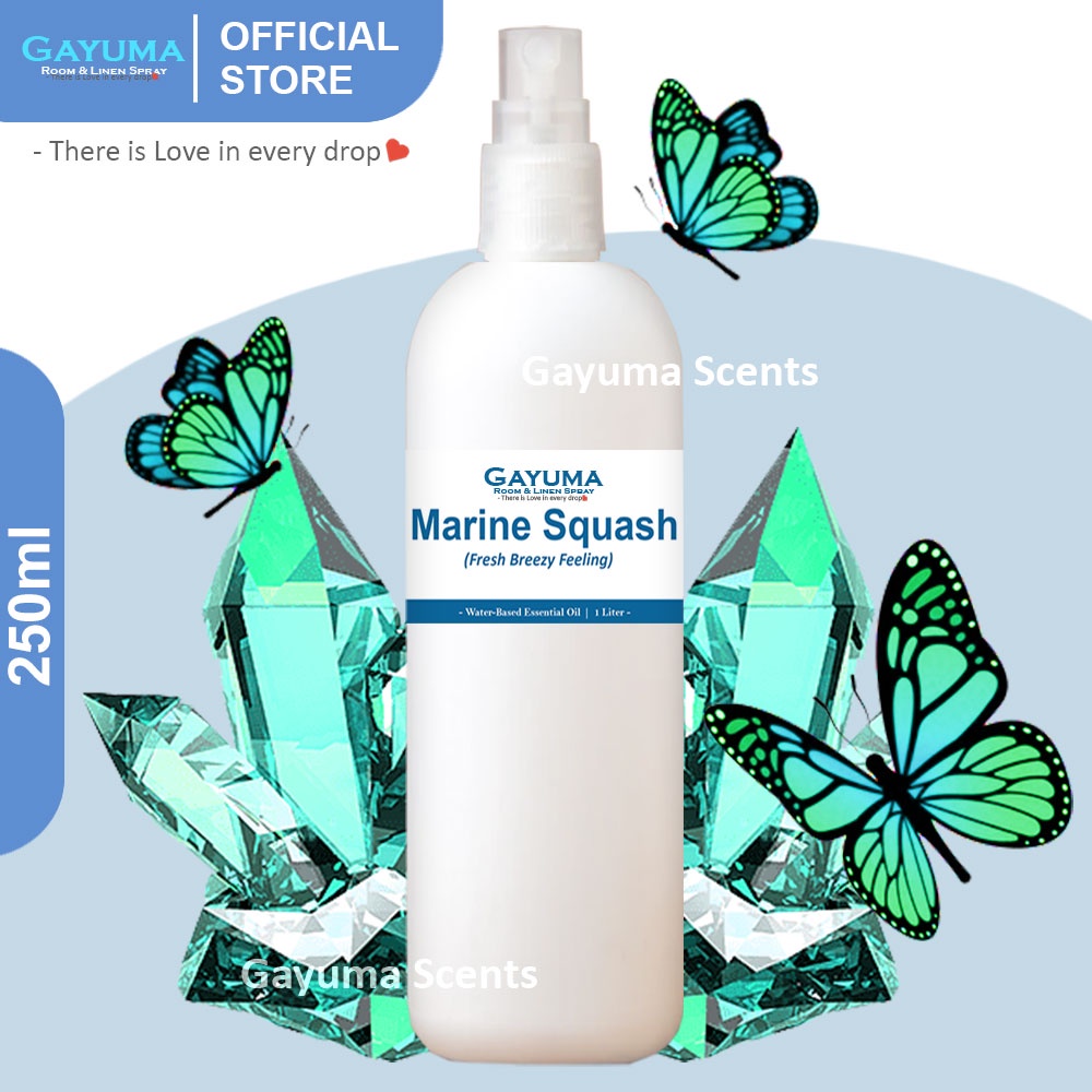 Gayuma MARINE SQUASH Premium Hotel Scent Fragrance Room Car Linen ...