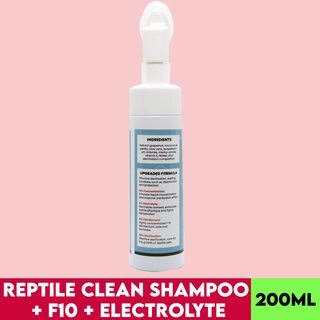 Reptile Clean Shampoo/F10 Disinfectant/Electrolyte for Reptiles ...