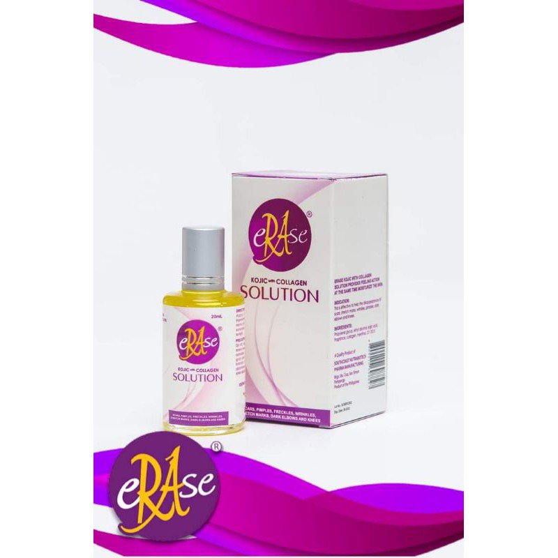 Erase Solution with Kojic and Collagen (20ml) | Shopee Philippines