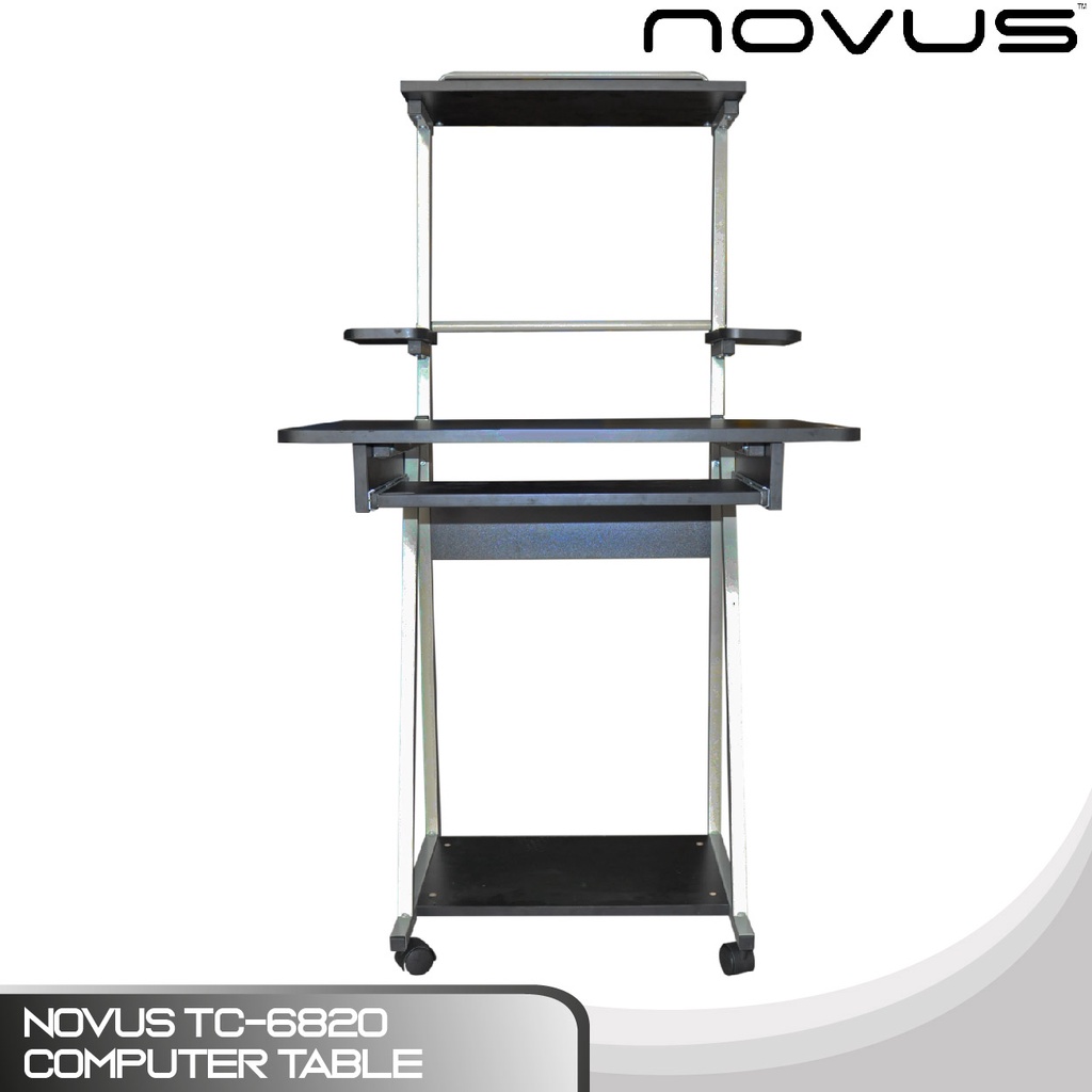 Novus Computer Table TC-6820 Black Office Table | Shopee Philippines