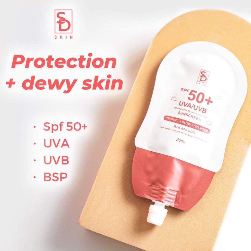 SD Skin Sugar Dolls Face and Body Sunscreen Cream SPF50 20ml | Shopee ...