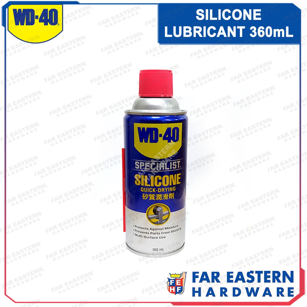 WD-40 Specialist Silicone Lubricant Quick Drying 360ml WD40 | Shopee ...