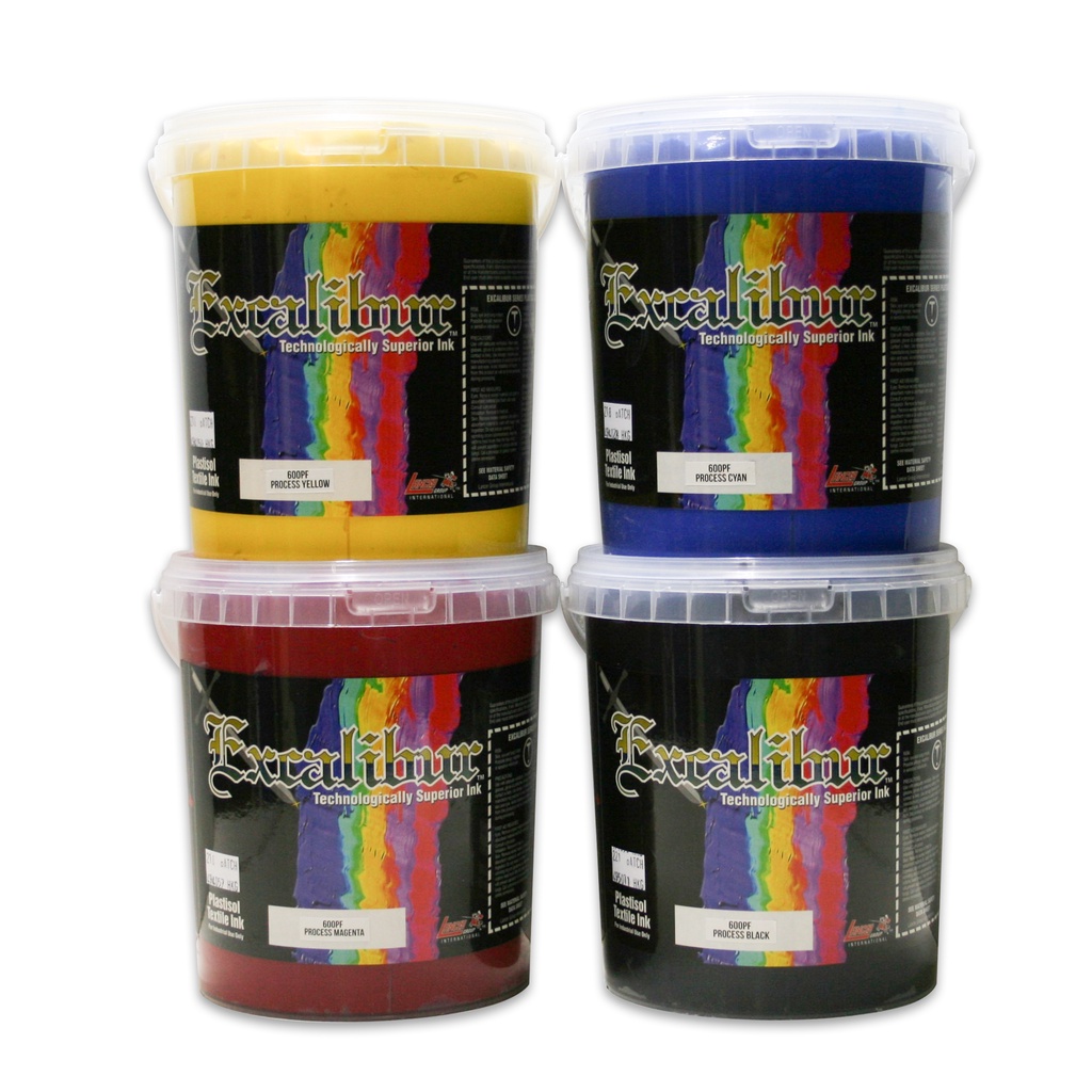 Excalibur 600PF Process Color Plastisol Ink - Gallon (4.5 Kilos ...