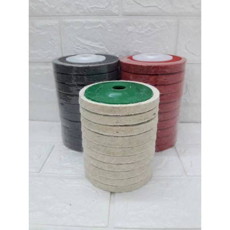 Buffing disc 4'' (BLACK, RED, WHITE) | Shopee Philippines