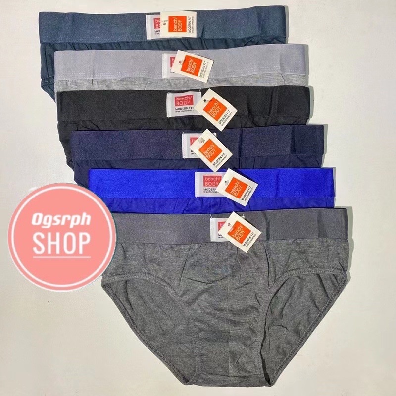 Men's Cotton Briefs Bench Body 12Pieces/Bestseller | Shopee Philippines