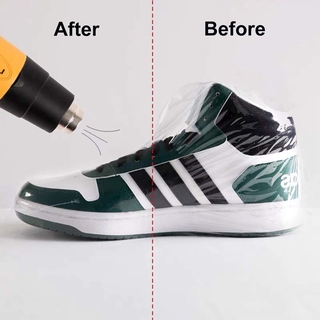 【COD】100PCS Portable Shoe Shrink Wrap Bags, Sneaker PVC Heat Shrink ...
