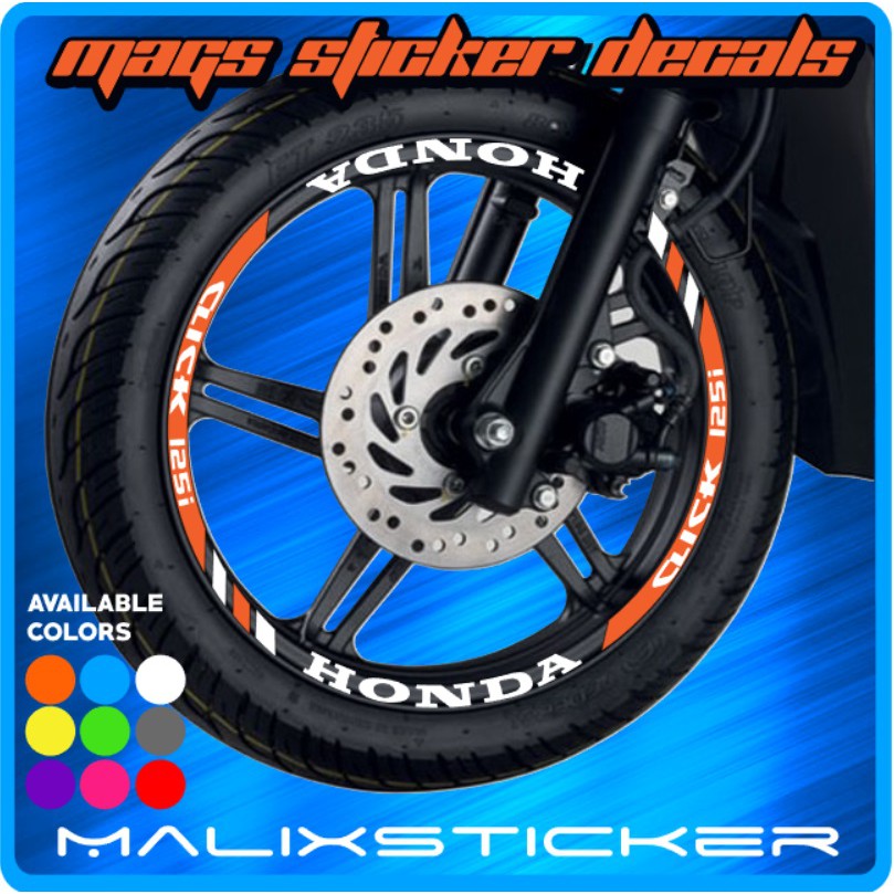 click 125 mags sticker set front and rear | Shopee Philippines