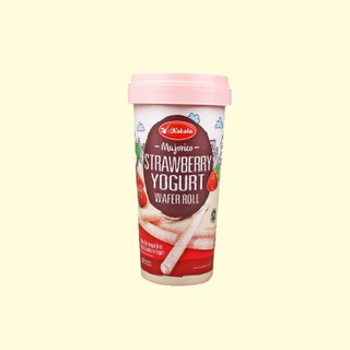 Majorico Wafer Roll Strawberry Yogurt 120g | Shopee Philippines