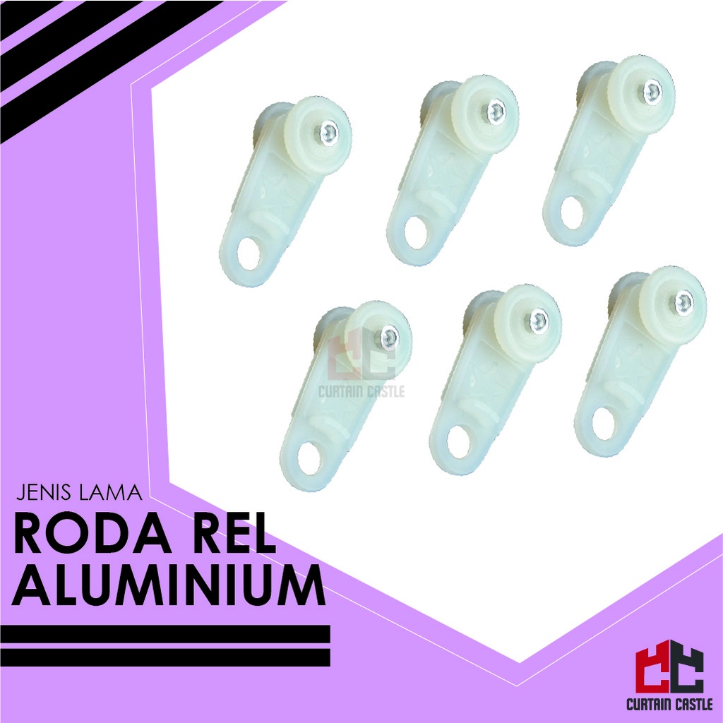 25pcs Roda Rel Besi Jenis Lama (Roller For Old Styled Steel Rail ...